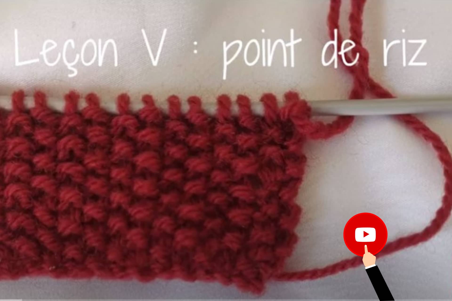 Comment faire le point de riz - mimitricot